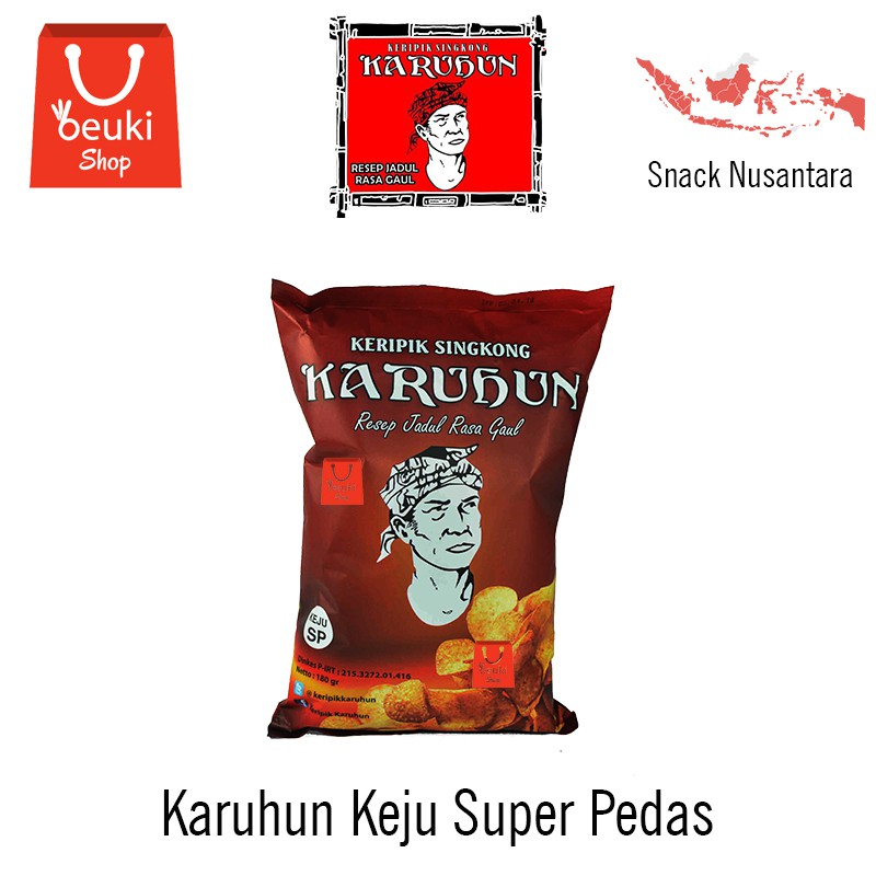 Jual Karuhun Keripik Singkong Keju Rajanya Keripik Singkong - 130gr ...