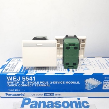 Jual MATA SAKLAR PANASONIC ENGKEL LEBAR WEJ 5541 WEJ5541 WIDE SERIES ...