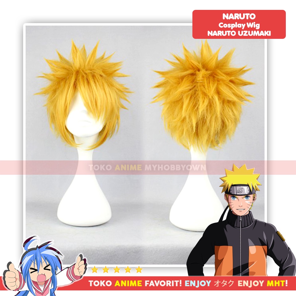 Jual Wig Cosplay Anime Naruto : Uzumaki Naruto Rambut Palsu | Shopee ...