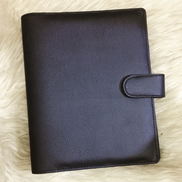 Jual BINDER KULIT POLOS HITAM A5 B5 | Shopee Indonesia