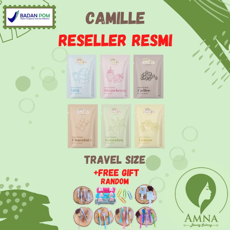 Jual [BPOM] CAMILLE BEAUTY FACE MASK TRAVEL SIZE | Shopee Indonesia