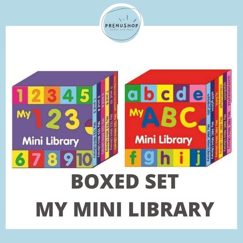 Jual Boxed Set Board Book My 123 Mini Library & My ABC Mini Library ...