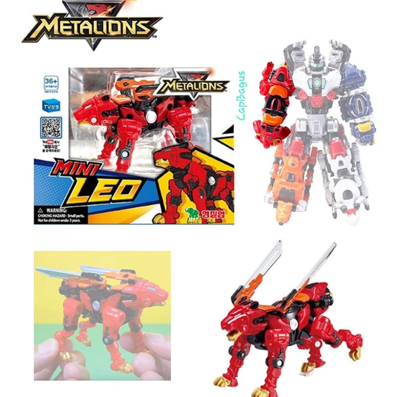 Jual Metalions Leo Animal Shape Robot Tobot Monkart Original Young Toys Toy | Shopee Indonesia