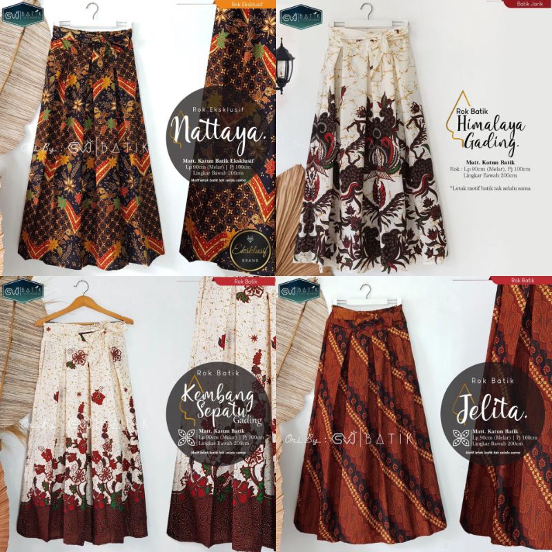 Jual ROK BATIK PANJANG KLOK JARIK STS HALUS UNGGUL JAYA | Shopee Indonesia