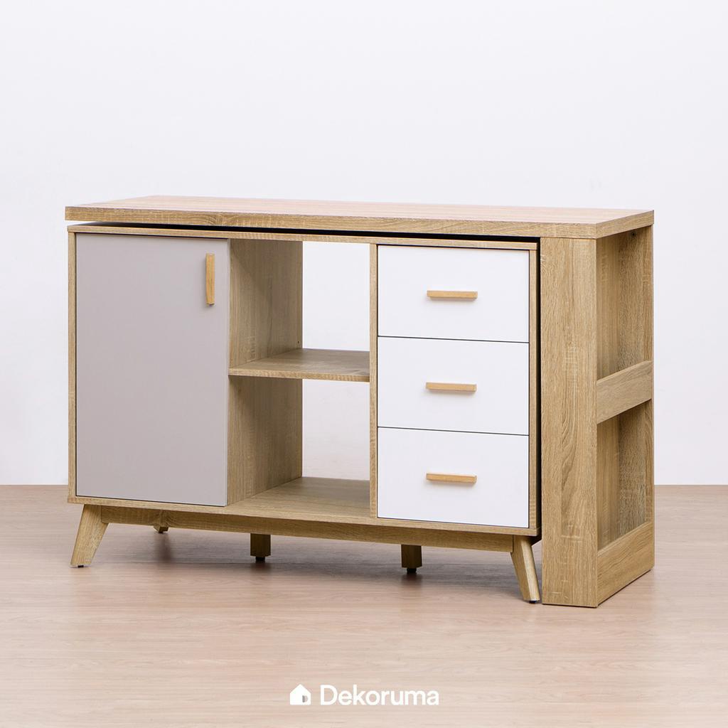 Jual Dekoruma Isy Lemari Dapur dengan Meja Makan | Swivel Kitchen ...