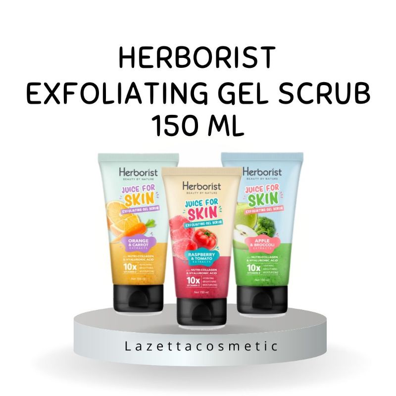 Jual Herborist Juice For Skin Exfoliating Gel Scrub - 150ml | Shopee Indonesia