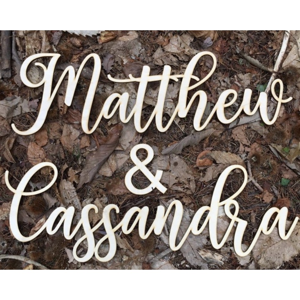 Jual termurah wedding backdrop sign / backdrop sign kayu / tulisan kayu ...