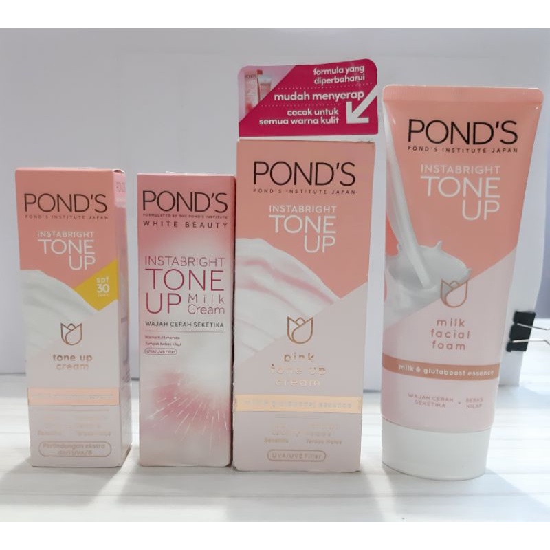 Jual POND'S White Beauty Tone Up Milk Cream 20g/40g, SPF30 PA++ ...