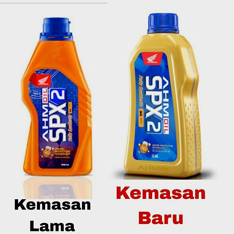 Jual GROSIR OLI SPX 2 OLI AHM OIL OLI MOTOR METIC 800ML | Shopee Indonesia