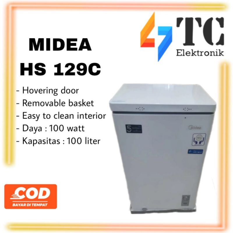 Jual Chest freezer MIDEA HS-129C kaps 100L | Shopee Indonesia