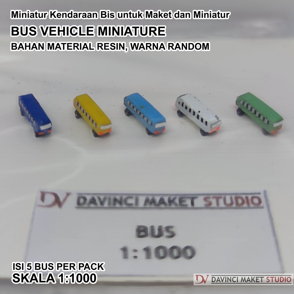 Jual (Pack) Miniatur Kendaraan Bis Pariwisata Maket Diorama - Bus ...