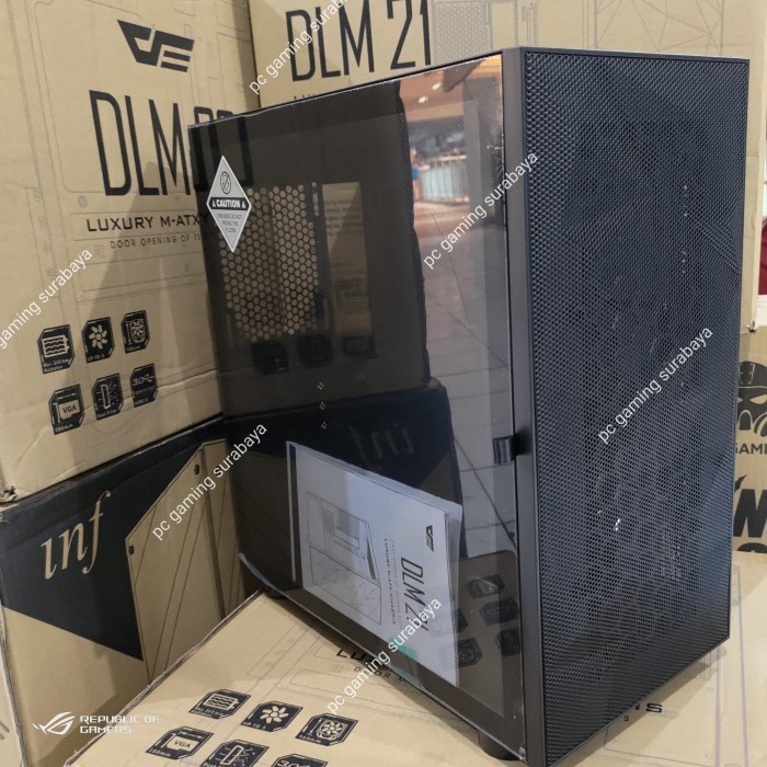 Jual Casing Pc Case Darkflash Dlm21 Black ( Mesh ) | Shopee Indonesia