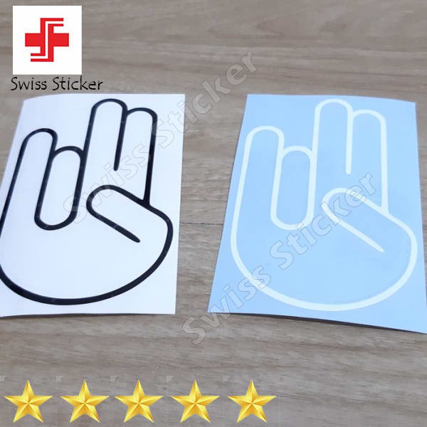 Jual Murah Stiker JDM hand gesture Shocker Keren | Shopee Indonesia