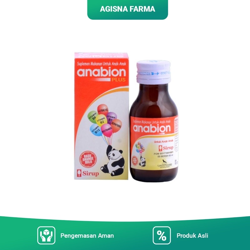 Jual Anabion plus syrup 60ml | Shopee Indonesia