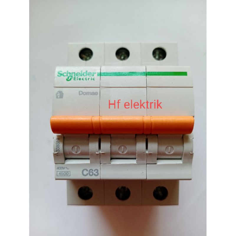 Jual MCB SCHNEIDER 3 PHASE 63A | Shopee Indonesia