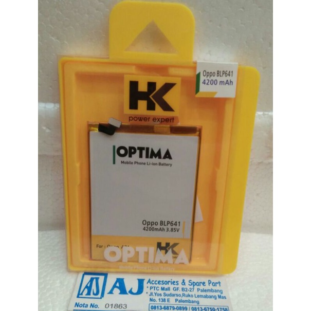 Jual Baterai HK ORIGINAL Type BLP-641 / Oppo A71 | Shopee Indonesia
