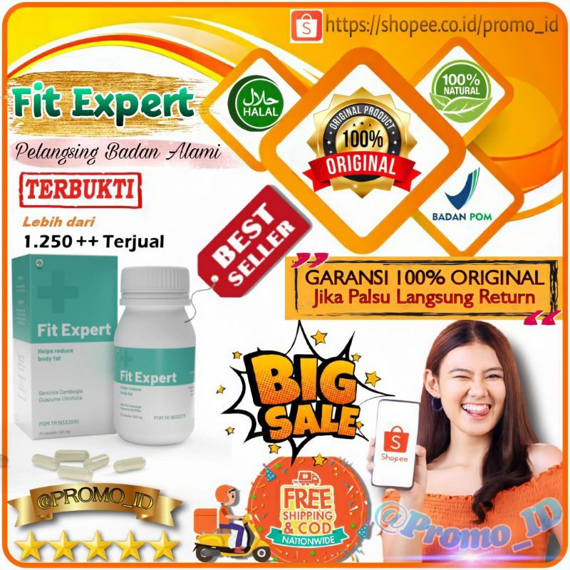 Jual Promo_id FIT EXPERT weight loss formula obat pelangsing badan (isi ...