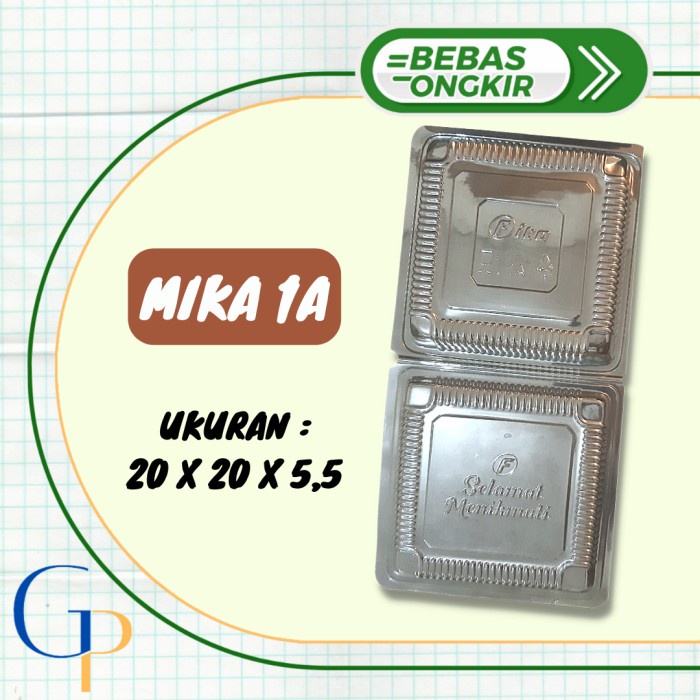 Jual Plastik Mika Ukuran 1A Untuk Kemasan Kue Bolu Atau Makanan -Isi 50 ...