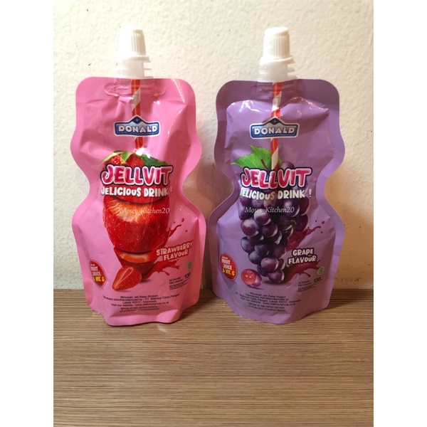 Jual Donald Jelly Vit 130ml/Minuman jeli rasa anggur/Jelly Vit Donald ...