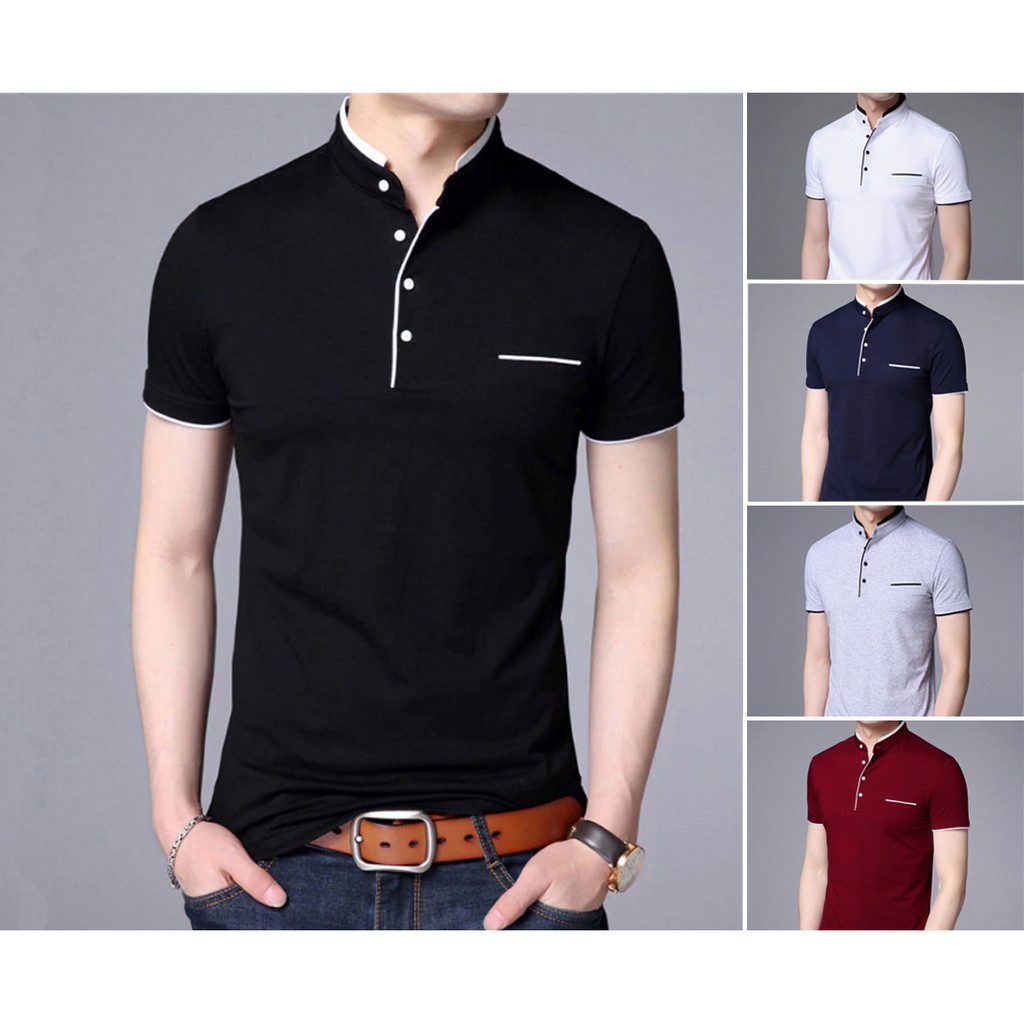 Jual BAJU KAOS KERAH DEWASA SHANGHAI SIMPLE SERIES | Shopee Indonesia