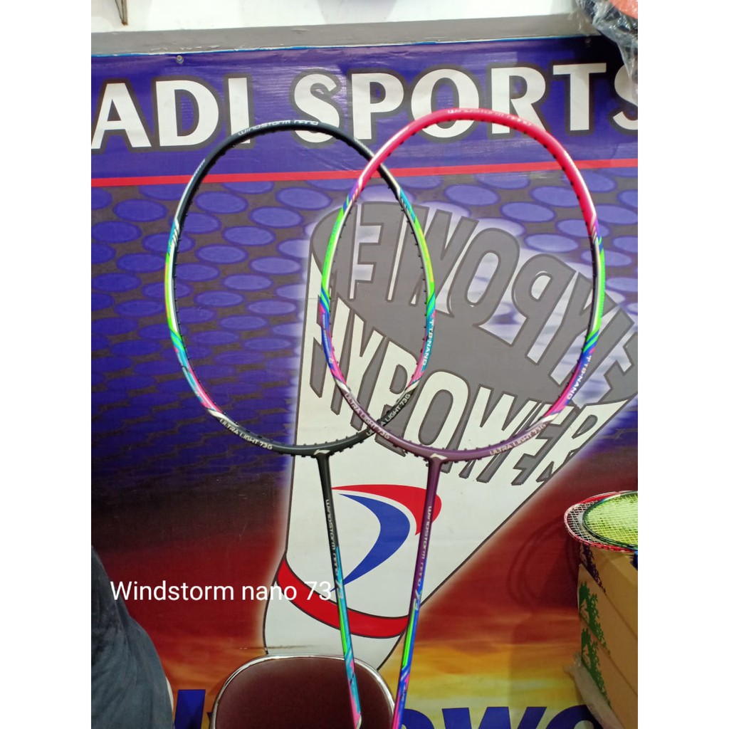 Jual RAKET BADMINTON LINING WINDSTORM NANO 73 ORIGINAL RACKET ONLY ...