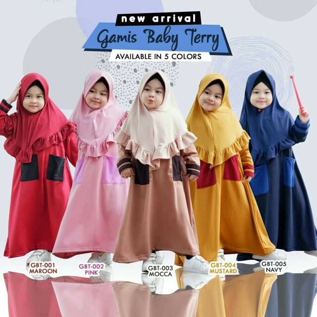 Jual Gamis Anak Baby Terry by Paku Payung | Shopee Indonesia