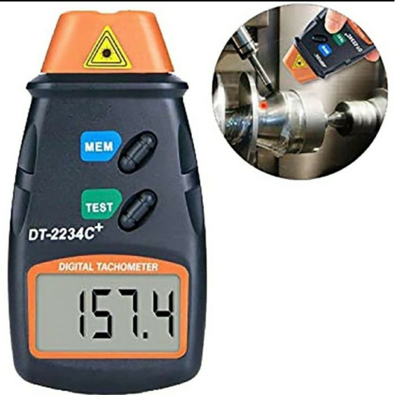 Jual Digital Laser Infrared Tachometer RPM / Alat Ukur Kecepatan ...