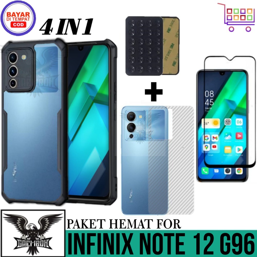 Jual SOFT CASE INFINIX NOTE 12 G96 CASE FUSION ARMOR FREE TG LAYAR ...