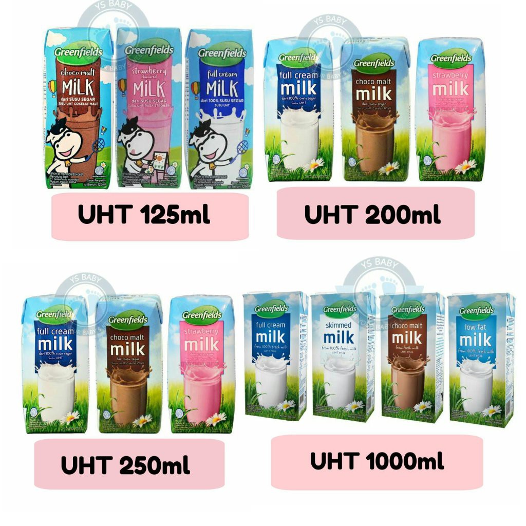 Jual UHT Greenfields 125ml Perkarton isi 40 Greenfield | Shopee Indonesia