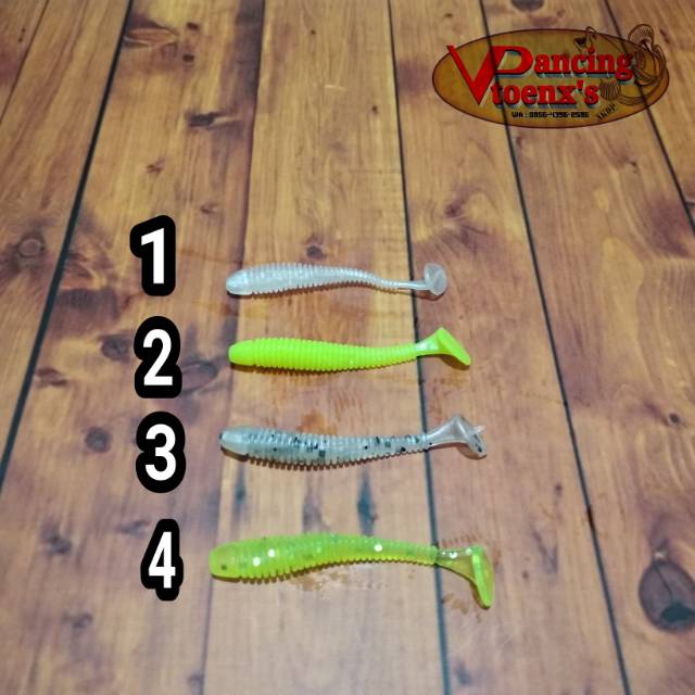 Jual softlure padle tail 5cm murah terlaris ( min.order 5pcs ) | Shopee ...