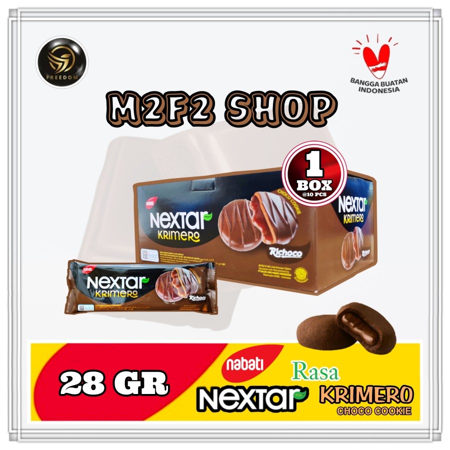 Jual Nabati Nextar Krimero Richoco | Biskuit Lapis Cokelat - 28 gr ...