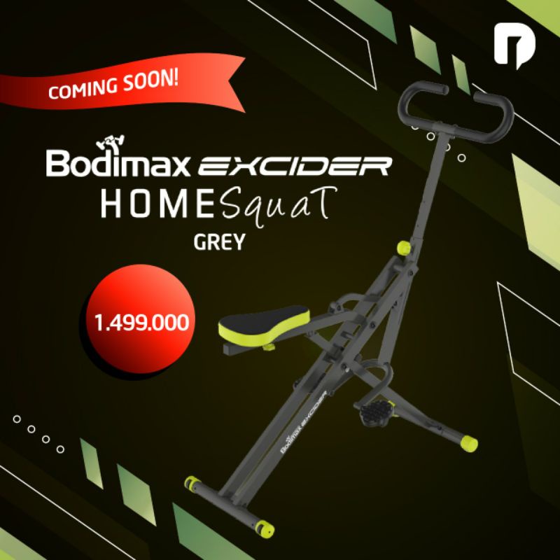Jual Bodimax excider home squat grey | Shopee Indonesia