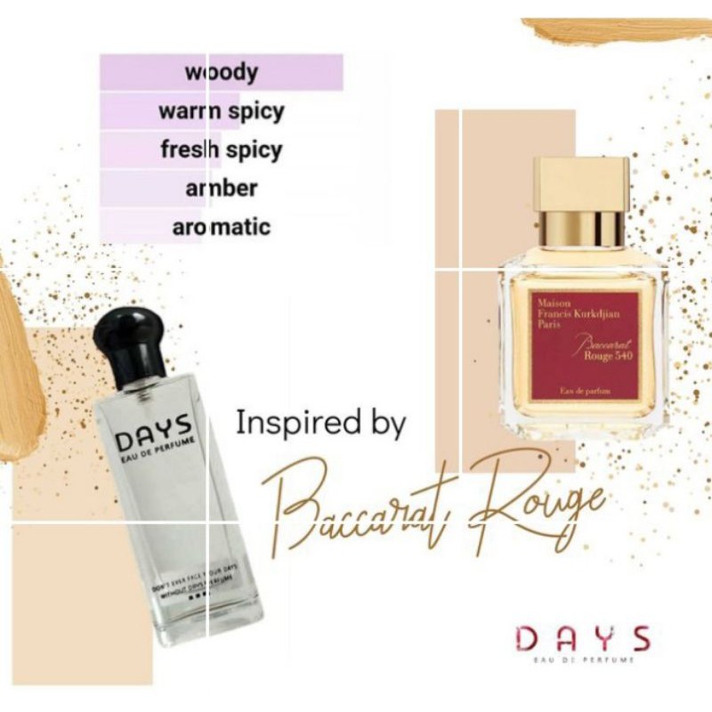 Jual PARFUM DAYS PARFUM BACCARAT | Shopee Indonesia