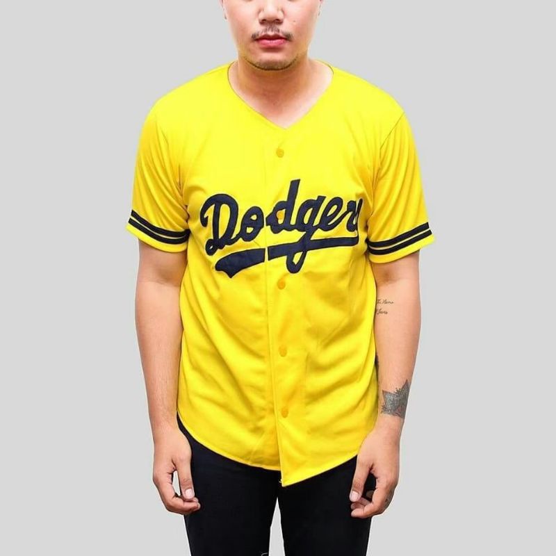 Jual kaos jersey baseball putih premium/baju baseball/kaos basball ...