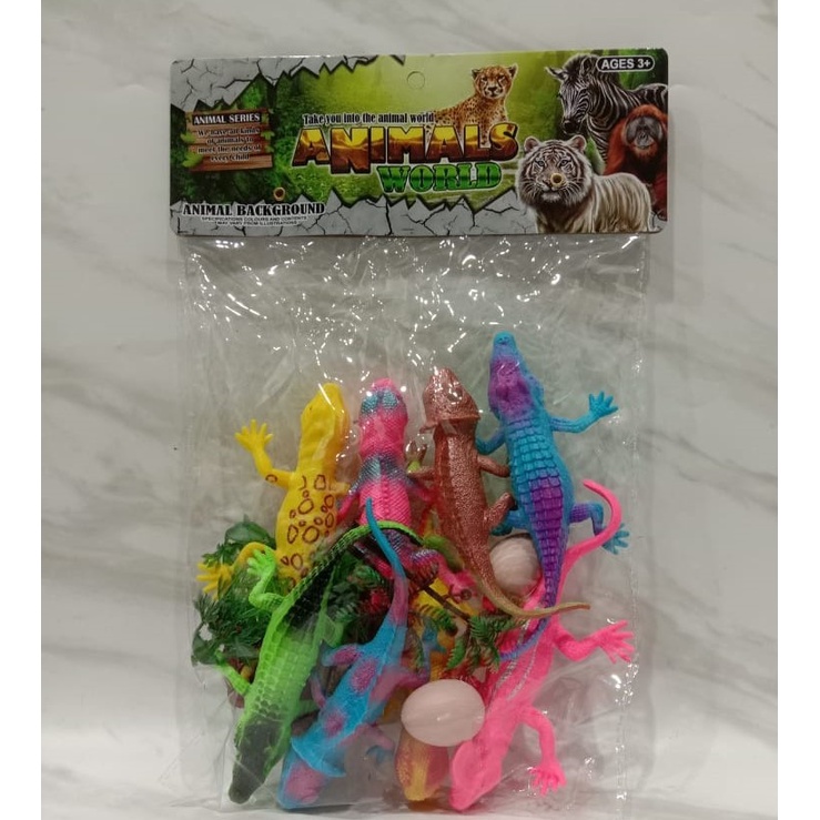 Jual Mainan Bikin Kaget BISA COD &GRATIS ONGKIR REPTIL BUAYA -CICAK ...