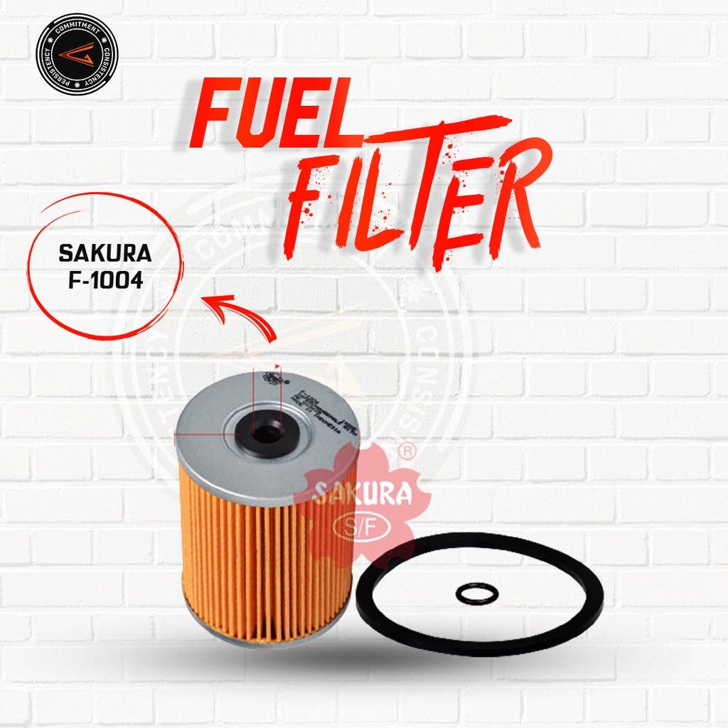Jual Sakura Fuel Filter Solar F-1004 / F1004 / Sakura Filter Mitsubishi ...