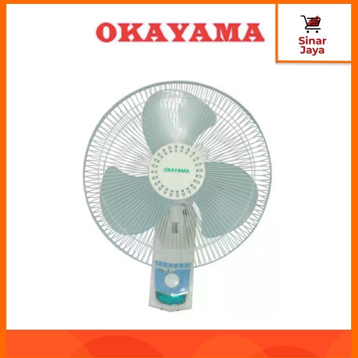 Jual OKAYAMA Wall Fan 16 Inci (Kipas Angin Dinding 16 Inci) | Shopee ...