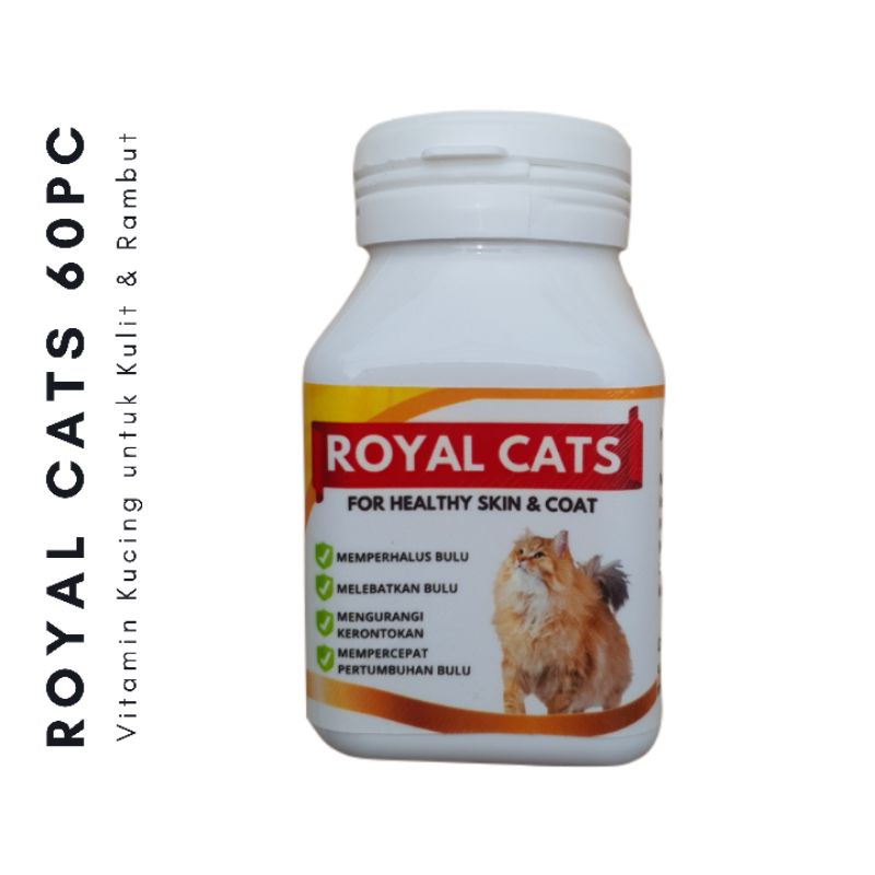 Jual Royal Cats for Healthy Skin and Coat 60pc - Vitamin Bulu Kucing | Shopee Indonesia