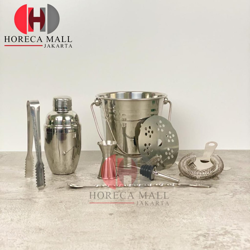 Jual Horeca Mall - Paket Bartender Set 6 Pcs Alat Bar Cocktail Shaker ...