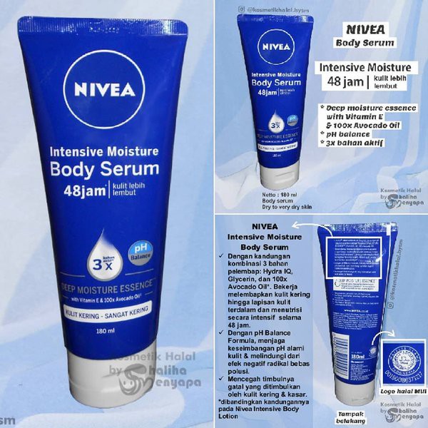 Jual NIVEA Body Serum Intensive Moisture - 180 ml Pelembab Kulit 48 Jam ...