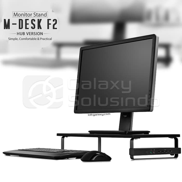 Jual DeepCool M Desk F2 Hub Version Monitor Stand | Shopee Indonesia