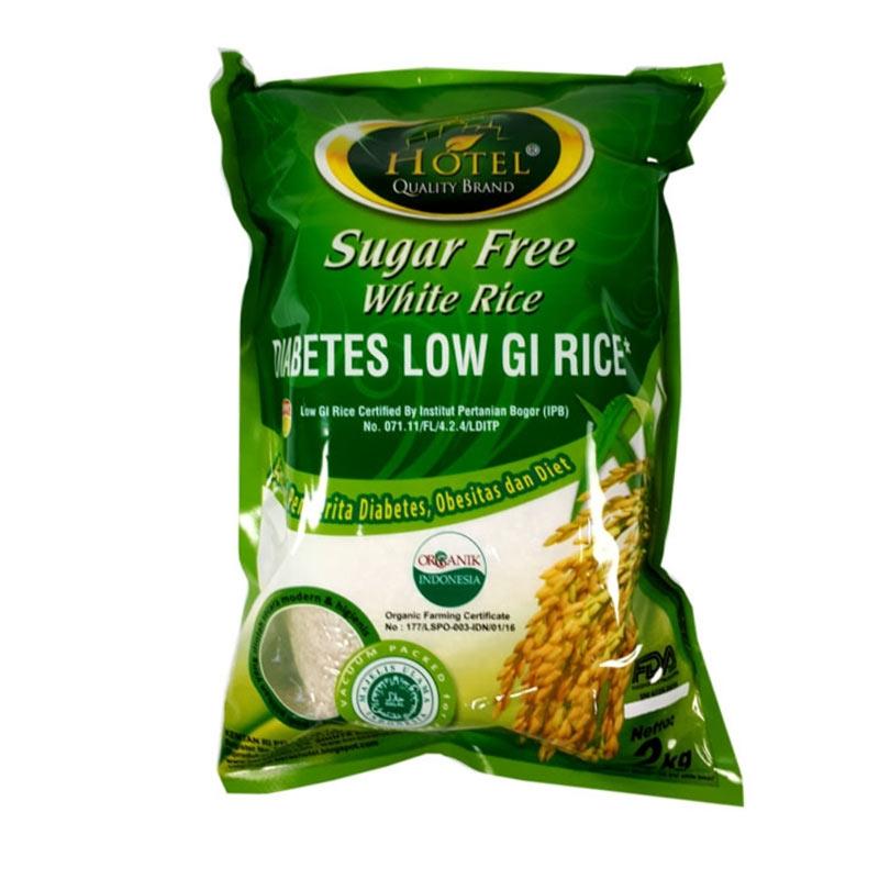 Jual Beras hotel sugar free white 2kg | Glikemik Indeks Rendah | Shopee ...