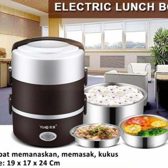 Jual Magic Com Mini - Electric Lunch Box + Egg Boiler Magicom | Shopee ...