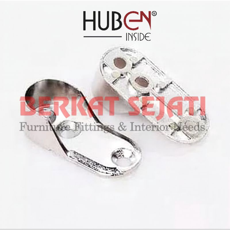 Jual Bracket Pipa Oval Sambungan Gantungan Lemari Baju Pipa Ovale ...