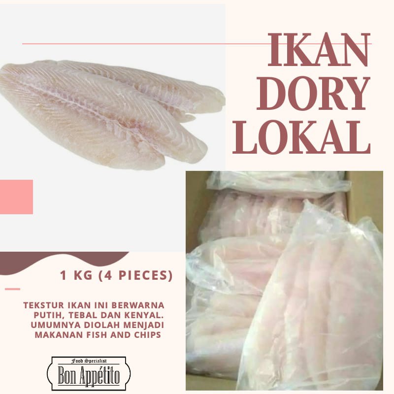 Jual Ikan Dory Fillet / Dory Fish Fillet / Frozen Fish / Tidak Bau ...