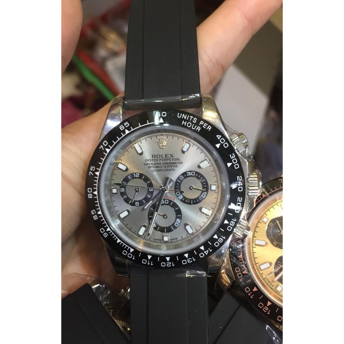 Jual Rolex Daytona Grey Automatic 4cm | Shopee Indonesia