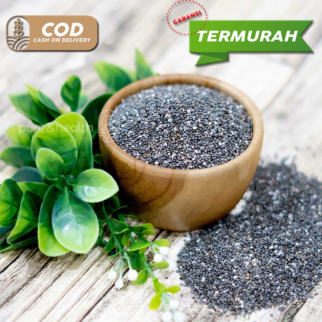 Jual chia seed organic 250 gr | cia seed organik | chia seed | cia seed ...