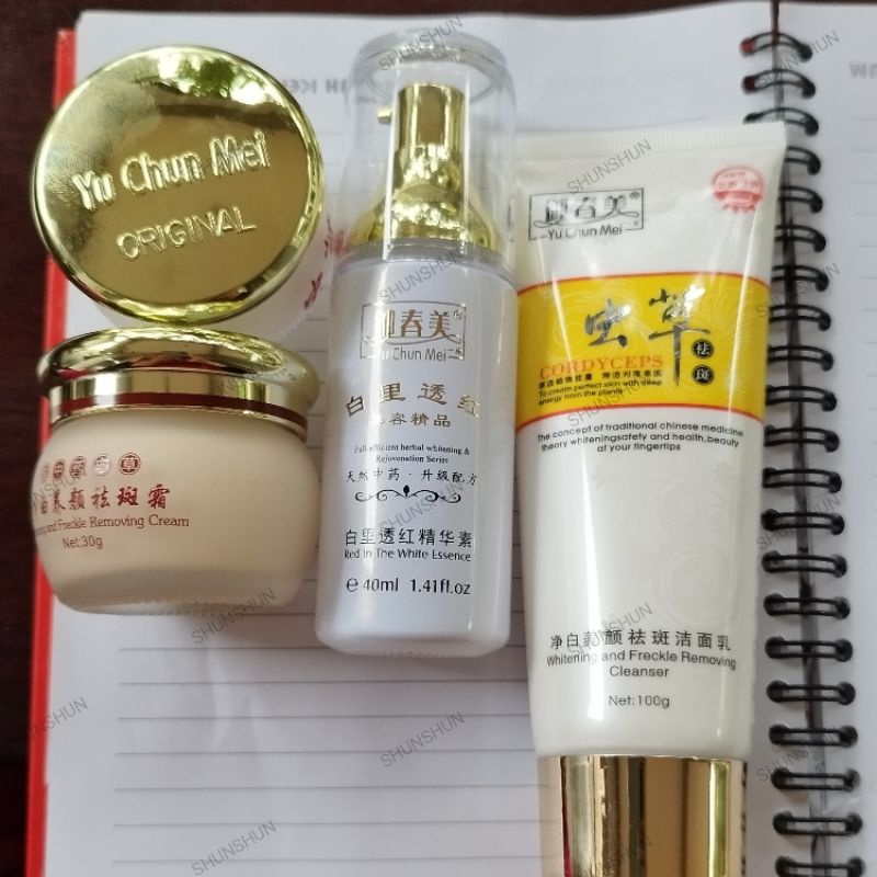 Jual YU CHUN MEI ORIGINAL PAKET GLOW UP/YUCHUNMEI/HCI IMPORT/CORDYCEPS ...