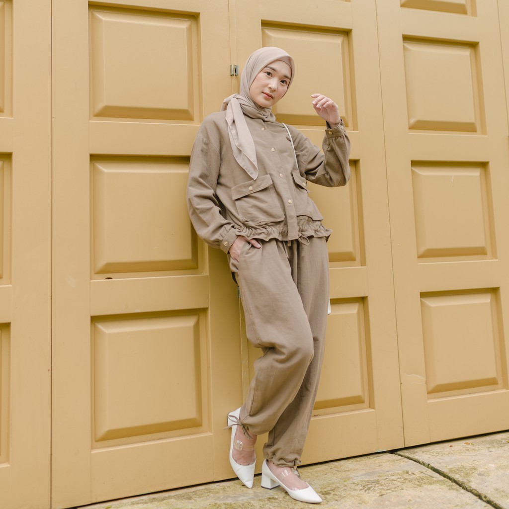 Jual Lozy Hijab - Rumi Set ( Setelan Celana Wanita ) | Shopee Indonesia