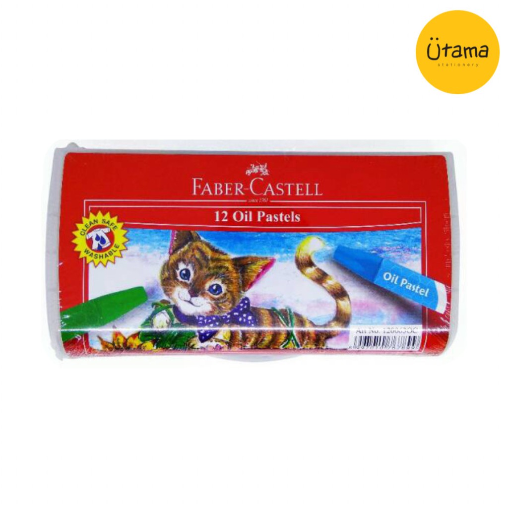 Jual Krayon Faber-Castell Isi 12 (Kucing)/Crayon/Krayon Minyak/Oil ...